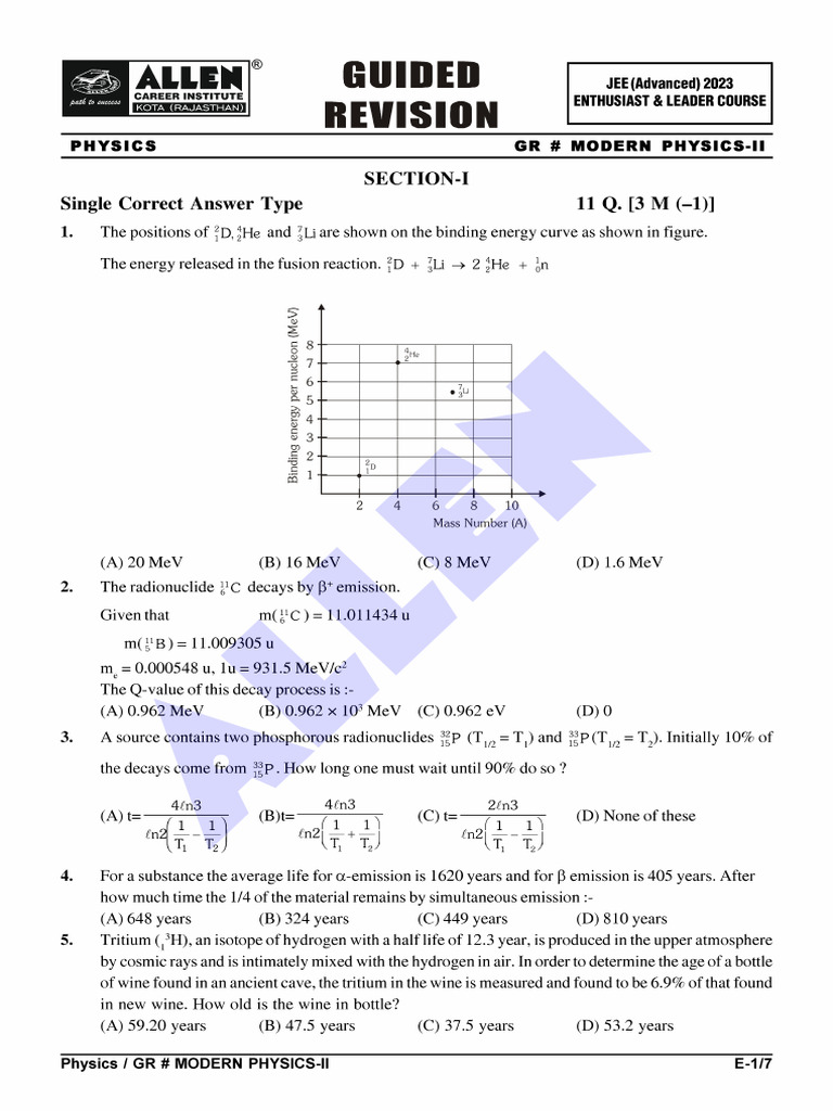 Modern physics 2 GR | PDF