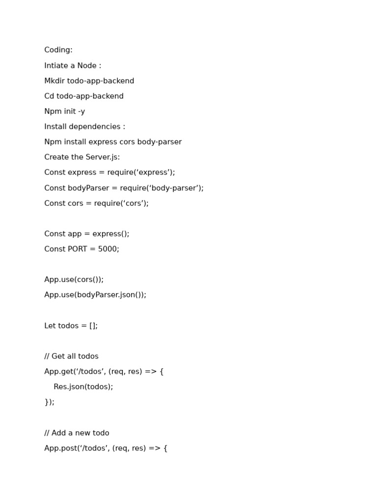 Ajay Create A Todo App Code | PDF | Java Script | Software