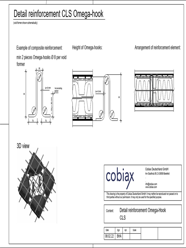 220208_BHA_Detail_Omega-Hook_CLS_EN | PDF | Concrete | Composite Material