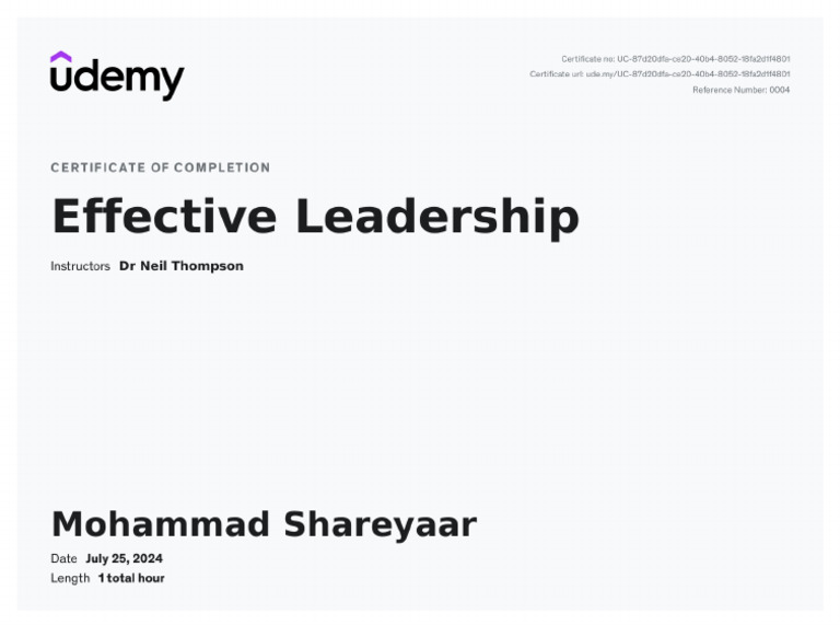 Effective Leadership Pdf