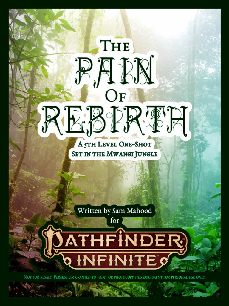 The Pain of Rebirth A Mwangi Adventure | PDF | Copyright | License