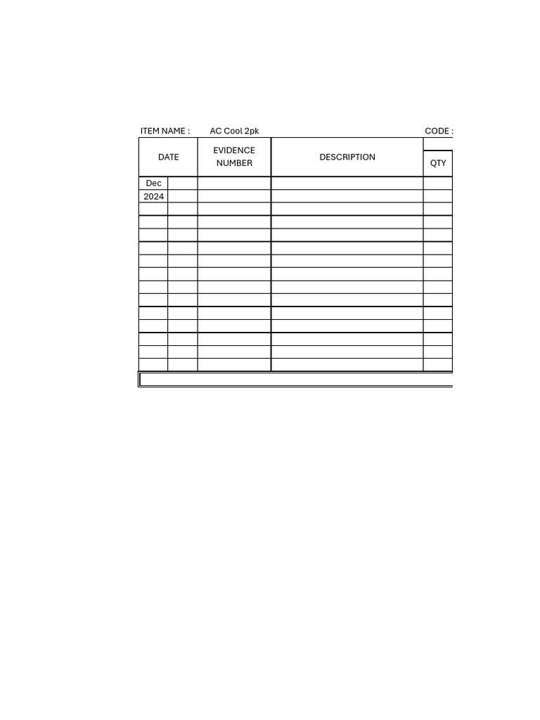 Kartu Inventory 2 | PDF