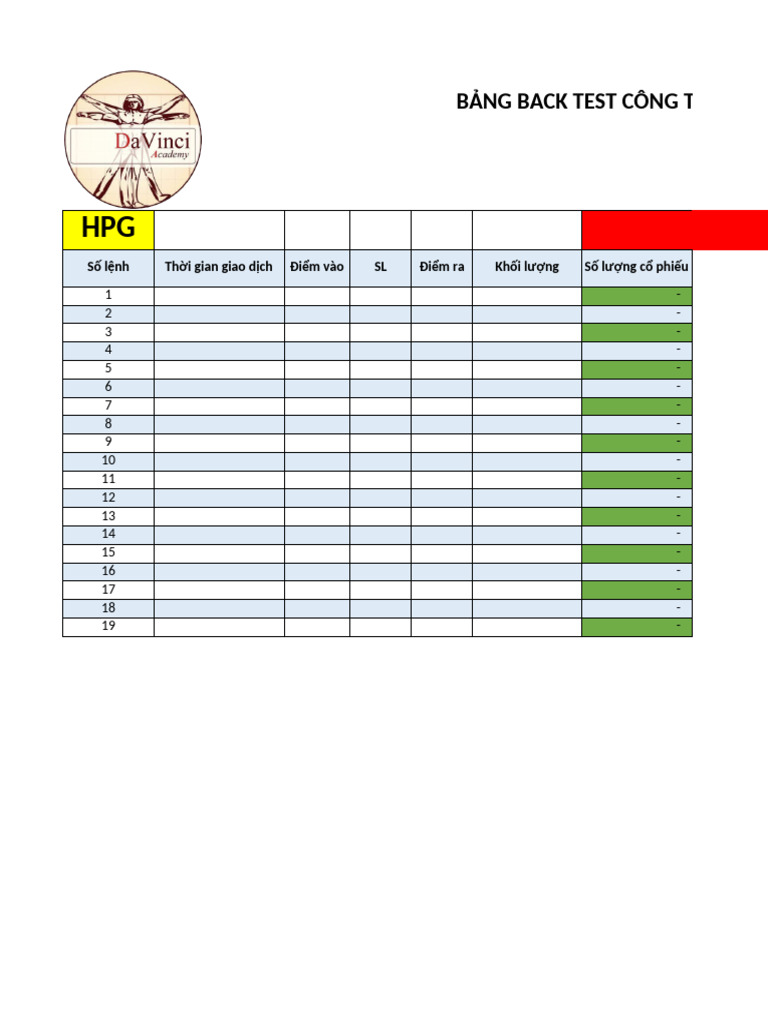 Bài tập backtest XH2 | PDF
