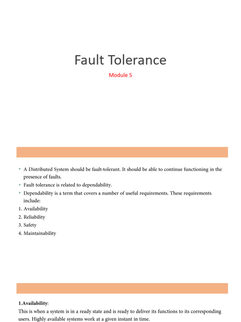 Process Resilience in Fault Tolerance | PDF | Fault Tolerance | Server ...