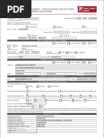 Forex Card Reload Application Form | PDF | Financial Services | Payments