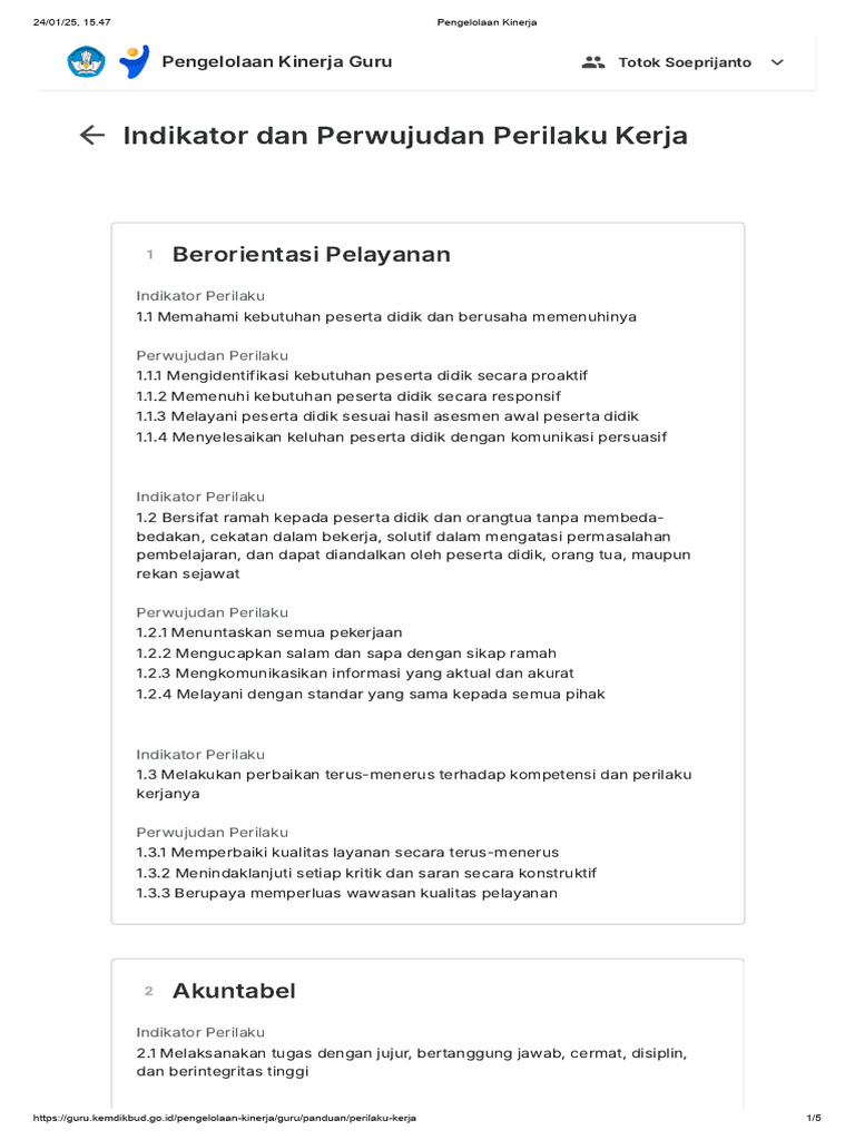 Perilaku Kerja | PDF