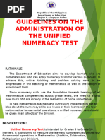 RM No. 827 S. 2022 2022 Enhanced Regional Unified Numeracy Test E Runt ...