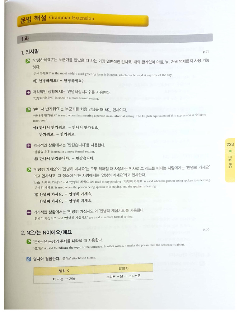 Seoul Korean Language 1A (Student Book) - PDF Room-224-244 | PDF