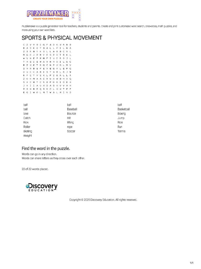 Word Puzzle | PDF