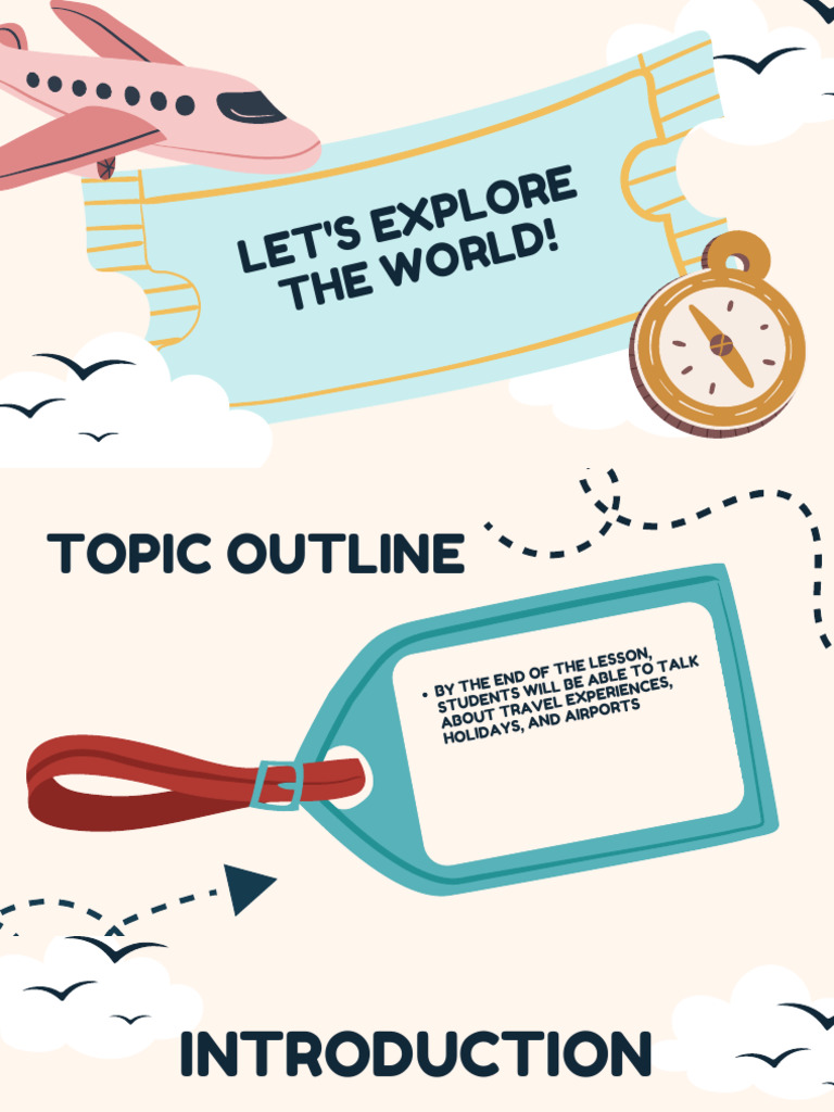 Travel, Airports, Holidays A2 Speaking, ESL, Teacher Resources | PDF | Baggage