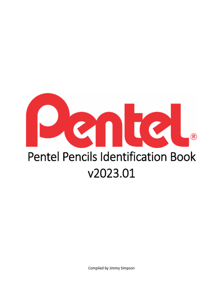 Pentel Pencils Identification Book v2023.01.08 | PDF | Color | Pencil
