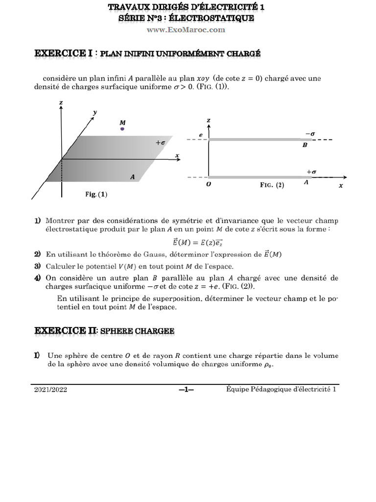 Electrostatique | PDF