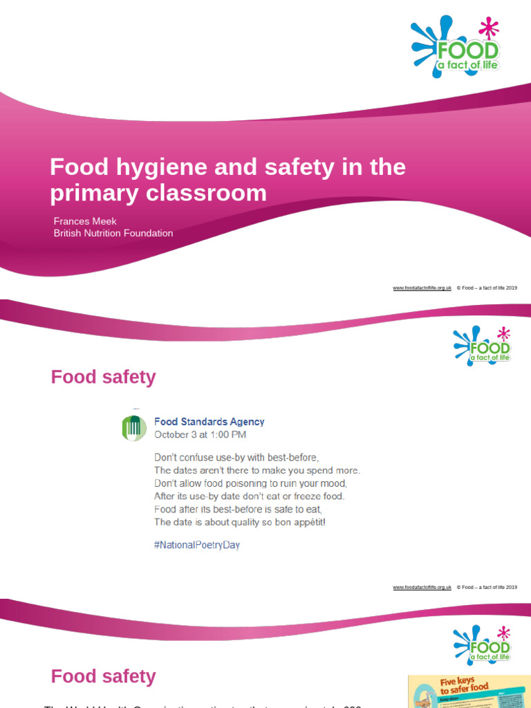food-safety-in-the-primary-classroom | PDF | Food Safety | Foodborne ...