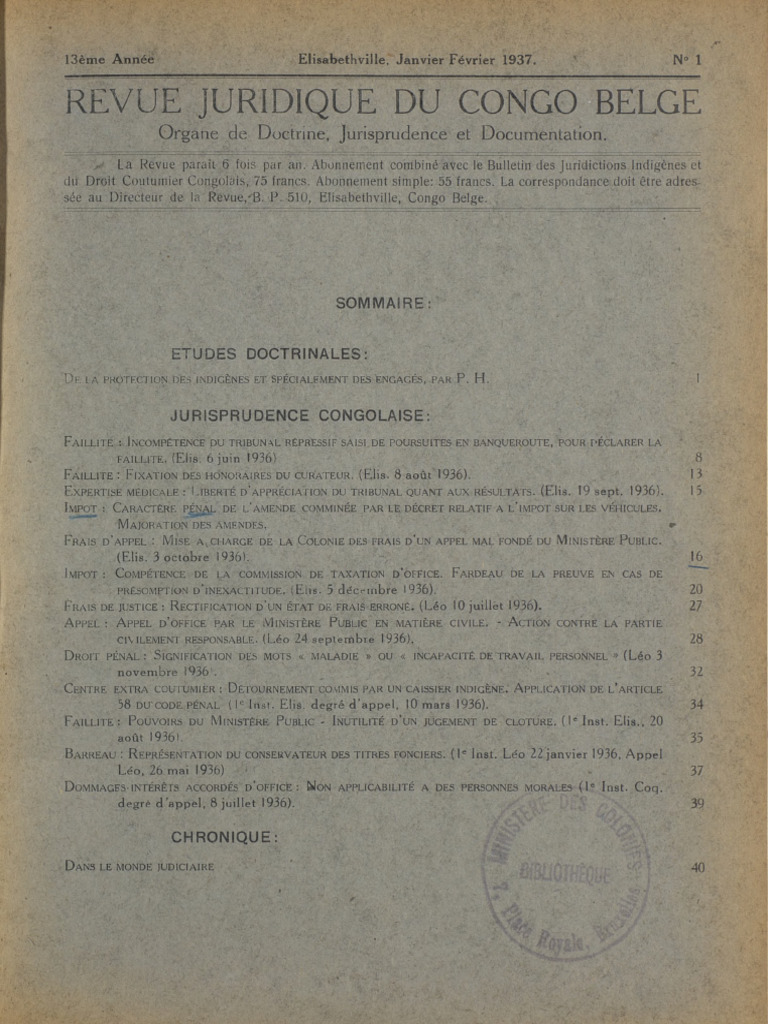 RJCB 1937 | PDF