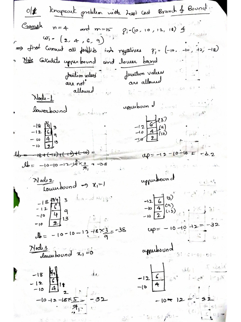 LC branch and bound | PDF