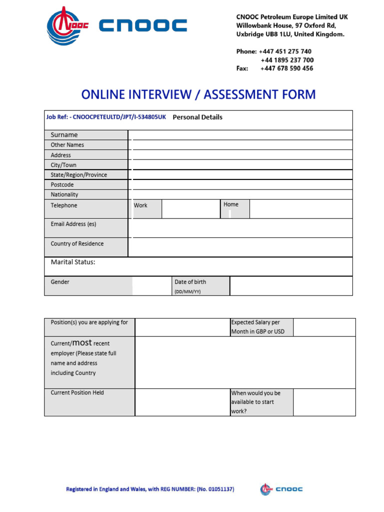 CNOOC Paper | PDF