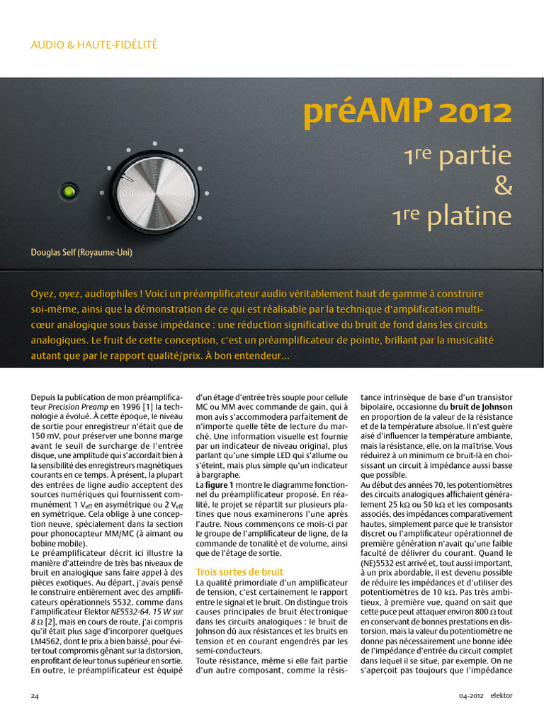 Preamp Part 2 | PDF | Amplificateur électronique | Électrotechnique