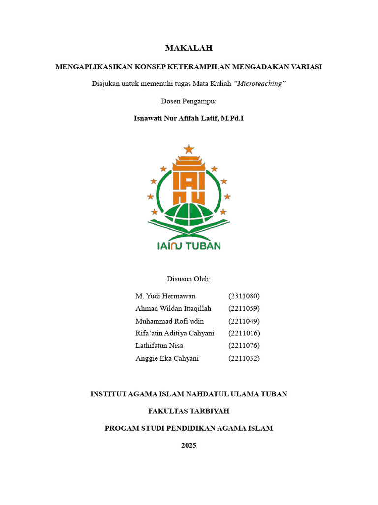 MICROTEACHING KELOMPOK 2 NEWW | PDF