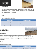 Costs and Pros/Cons of Groyne Types | PDF | Lumber | Building Technology