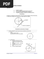 Engineering Drawing Tangency | PDF | Tangent | Radius