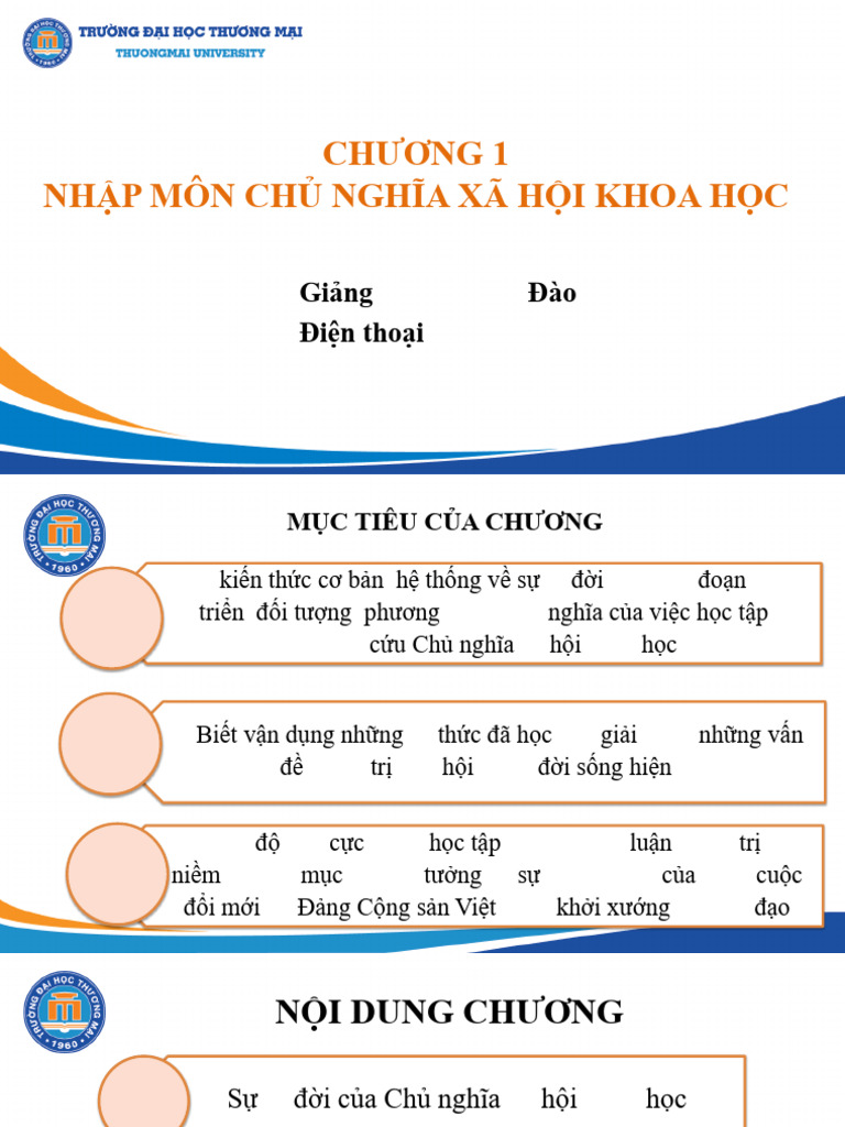 CHƯƠNG 1 cnxhkh | PDF