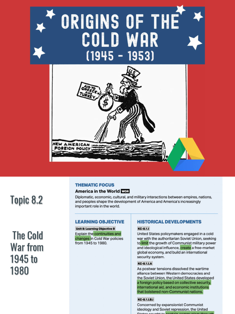 Topic8.2 The Cold War From 1945 To 1980 | PDF | Soviet Union | World ...