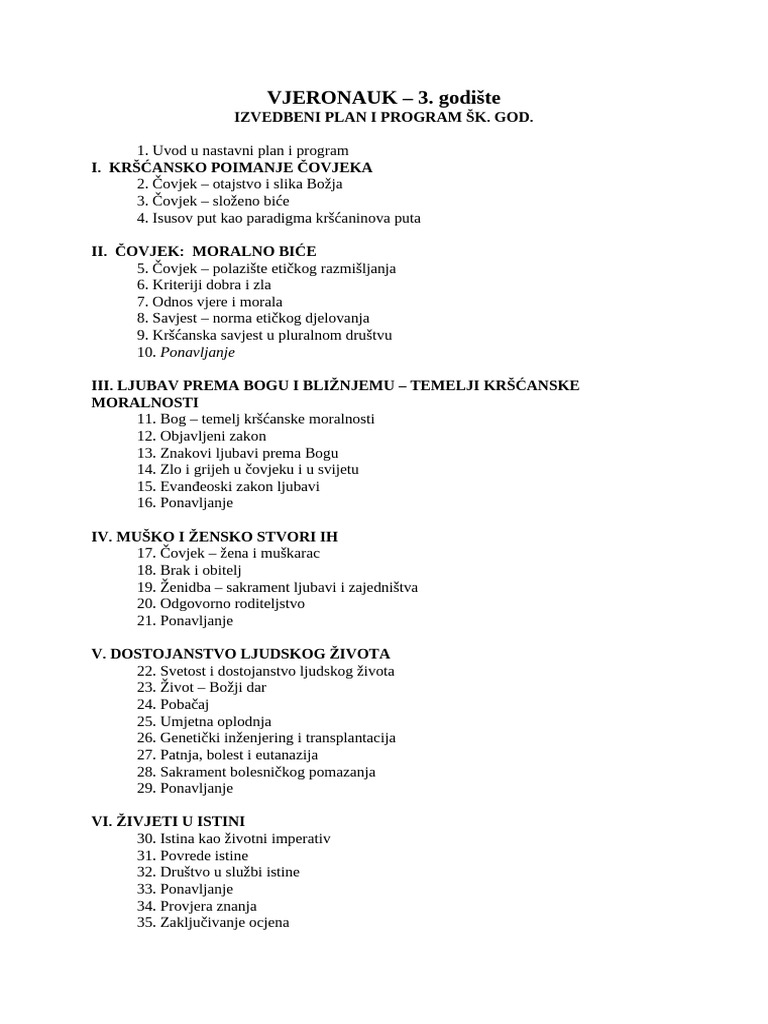 3 Razred Izvedbeni | PDF