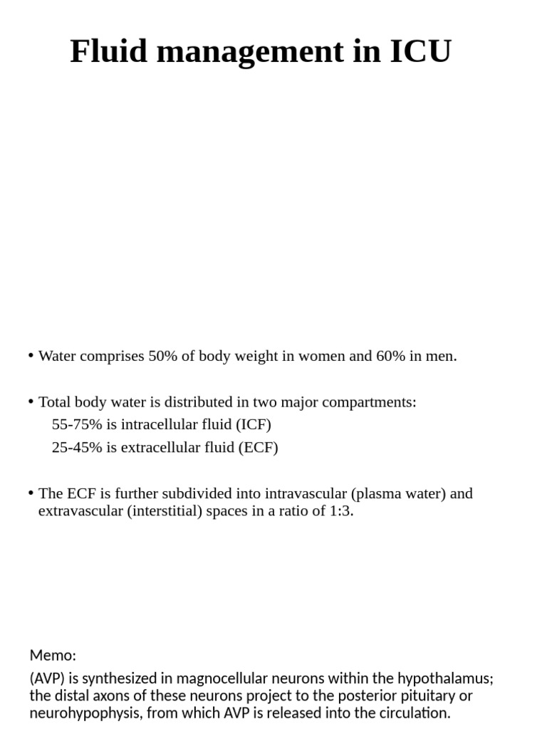 ICU Fluid Management Essentials | PDF