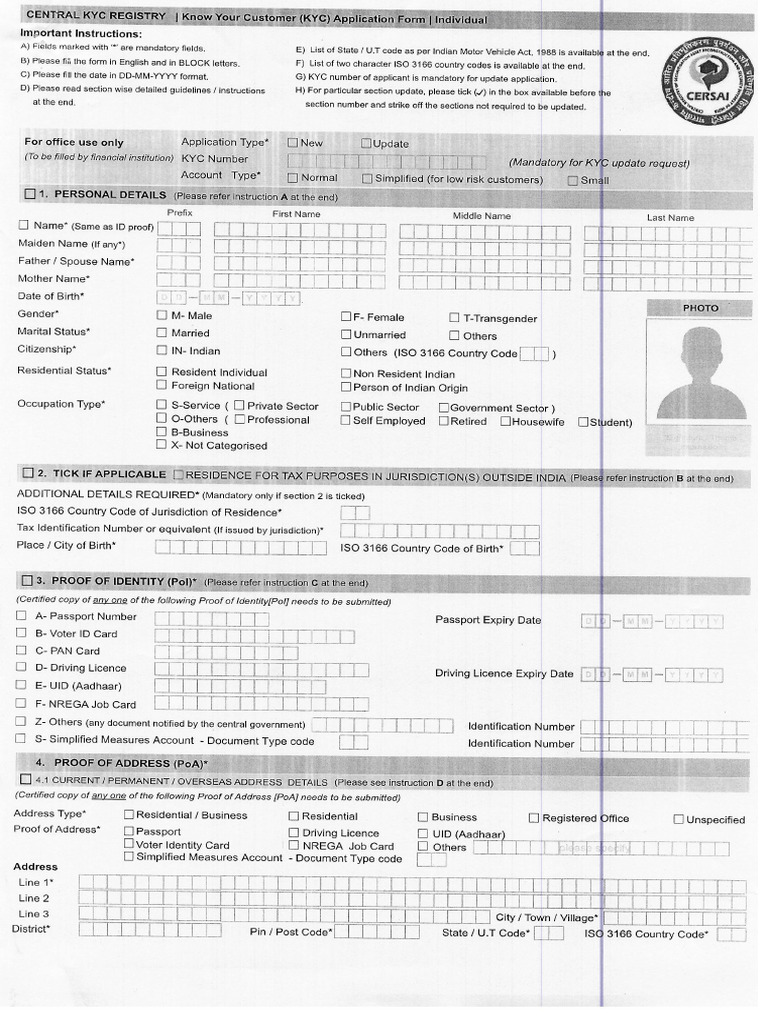 Kyc Form | PDF