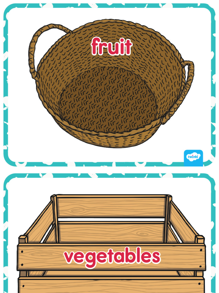 Color Fruit and Vegetables Sorting Mats | PDF