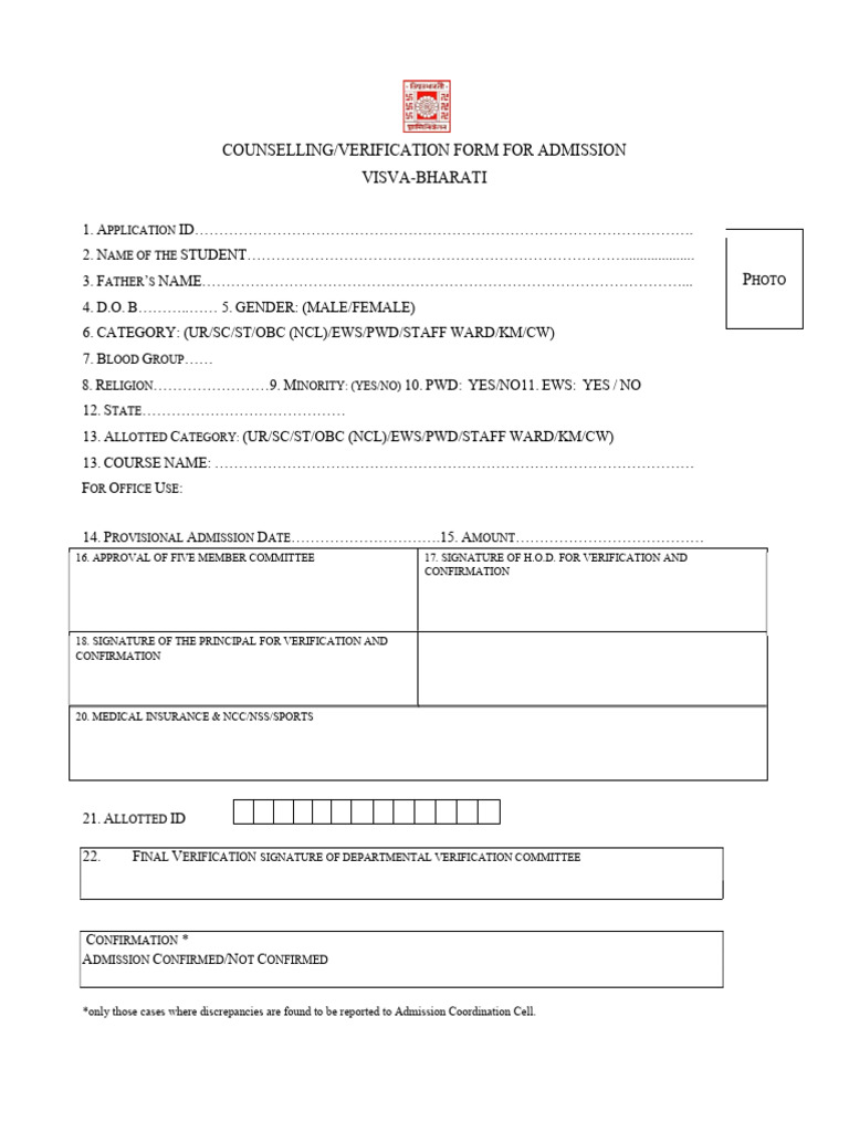 Declaration Form for UG, PG, Ph.D (1) | PDF | Affidavit