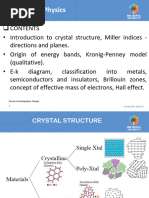 Miller Indices for Crystallographic Planes | PDF | Crystal Structure ...