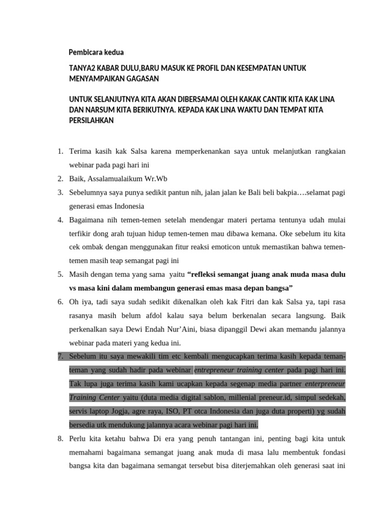 TEKS MODERATOR | PDF