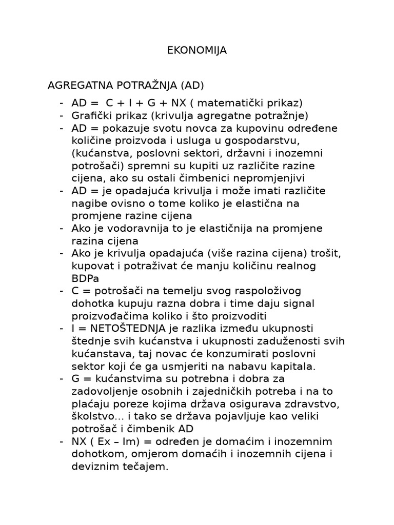 Ekonomija Novo | PDF