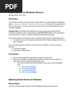 Falcon Sensor For Linux | PDF
