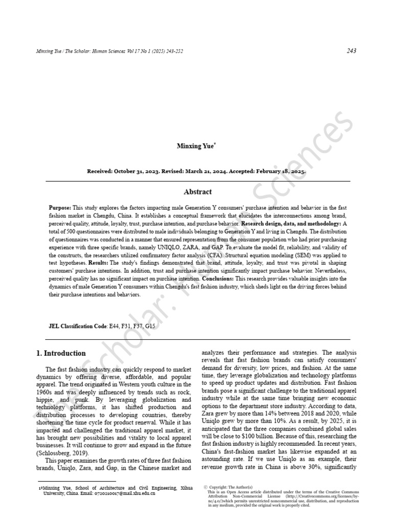 Determinants of Purchase Inten | PDF | Intention | Attitude (Psychology)