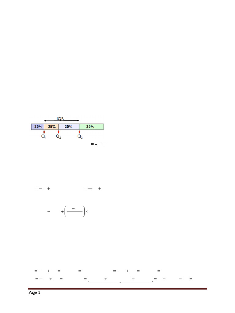 Lecture IV Measures of Relative Positioning | PDF | Percentile | Quartile