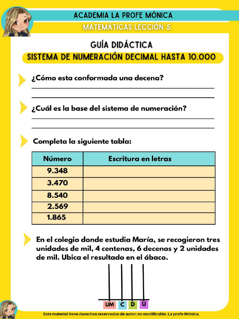 Leccion-5-Sistema-de-numeracion-decimal-hasta-10.000 | PDF
