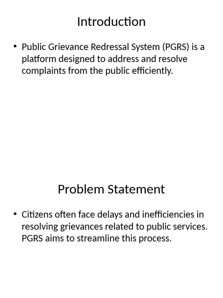 PGRS Presentation | PDF