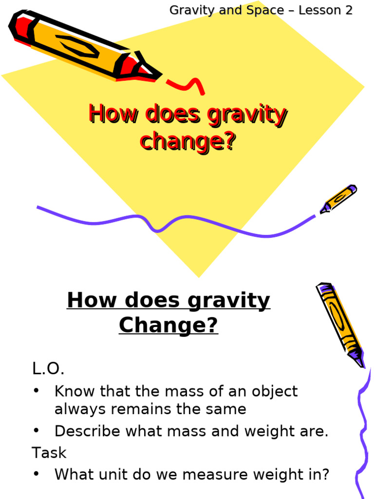 Understanding Gravity: Mass vs. Weight | PDF