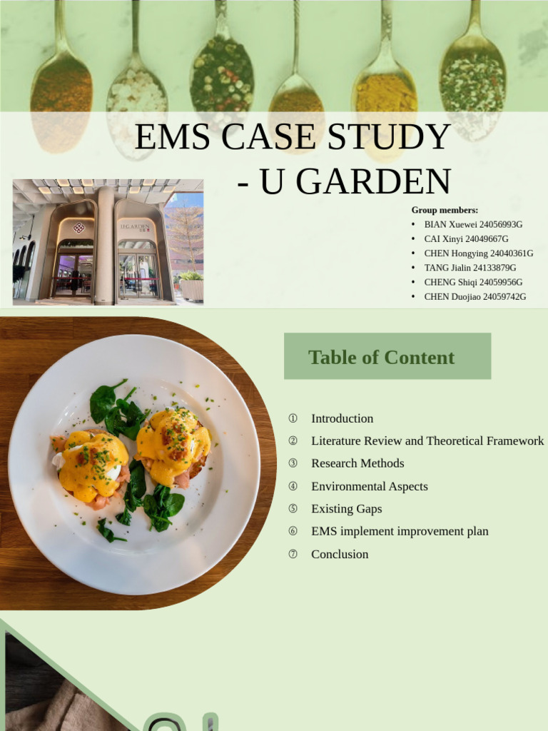 CSE539 - Group9 - EMS Case Study - PolyU-U Garden | PDF | Life Cycle Assessment | Waste Management