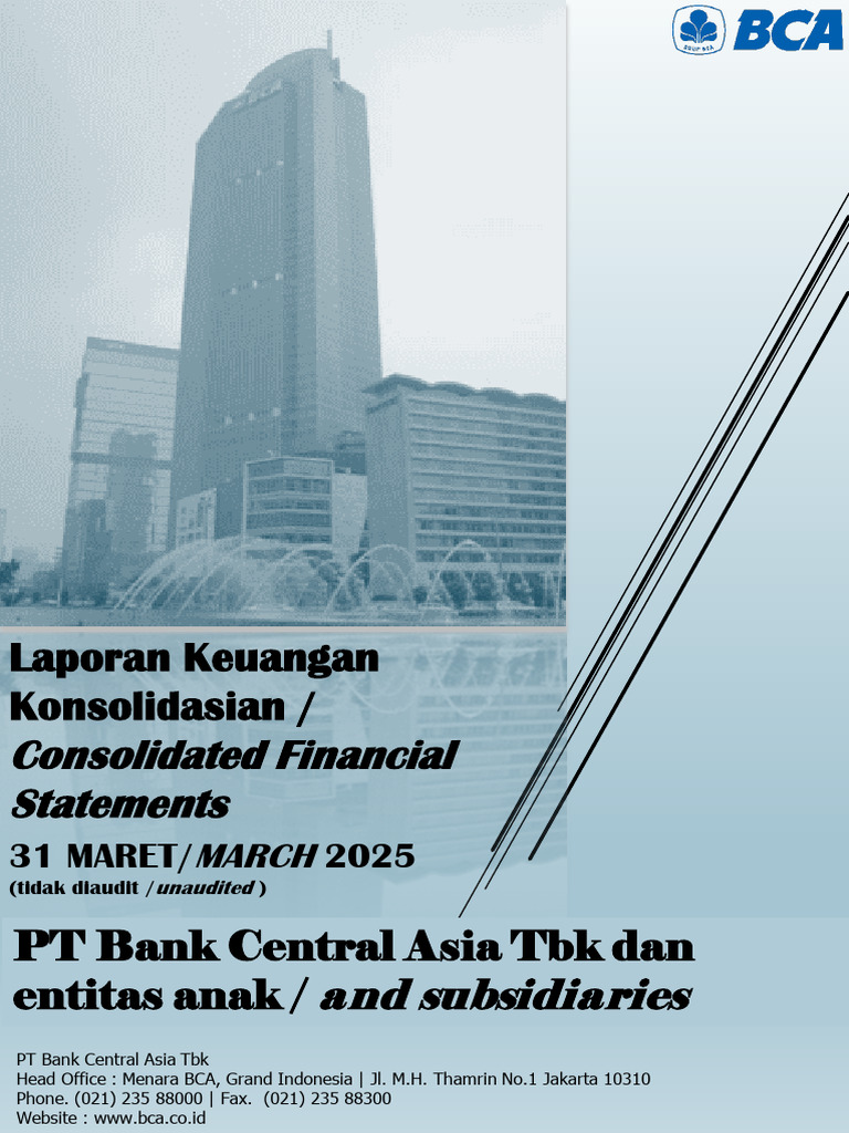 Lapkeu BCA Mar25 | PDF