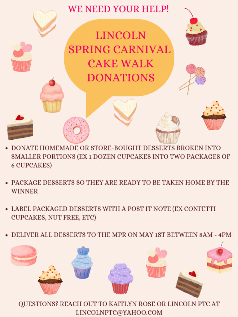 Lincoln Cake Walk 25.1 | PDF