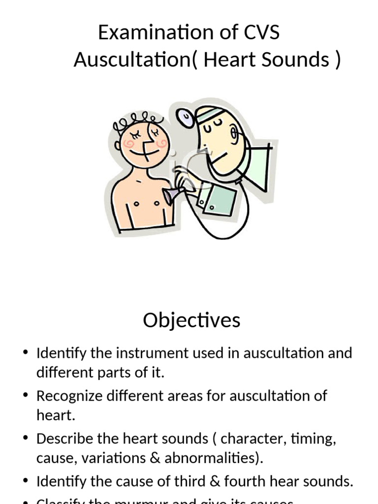 Lab 1-Cvs Ascultation | PDF | Heart | Cardiovascular System