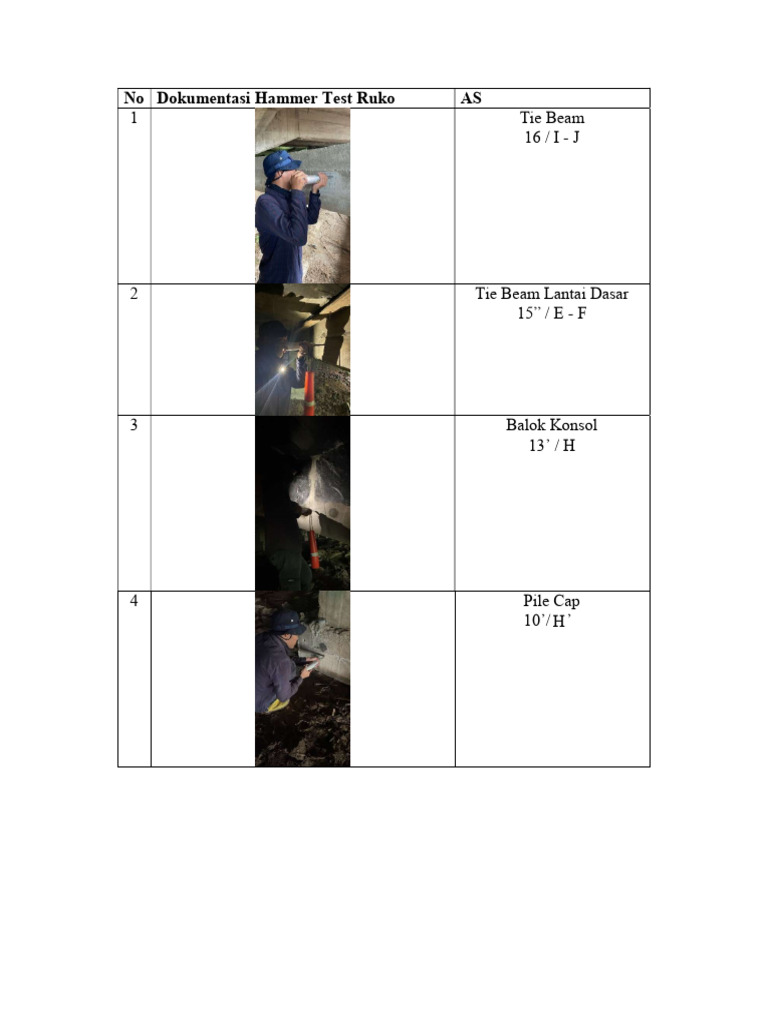 Dokumentasi Hammer Test | PDF