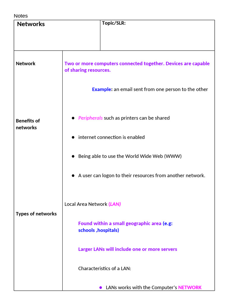Copy of Computer Science Year 10 | PDF | Computer Network | Computer Data Storage