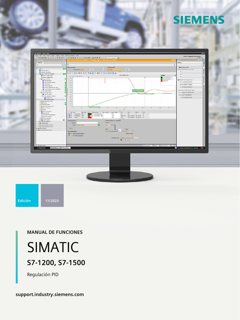 Siemens S7 1200 1500 Pid Control Function Manual esES es-ES | PDF | Software | Ciencias de la ...