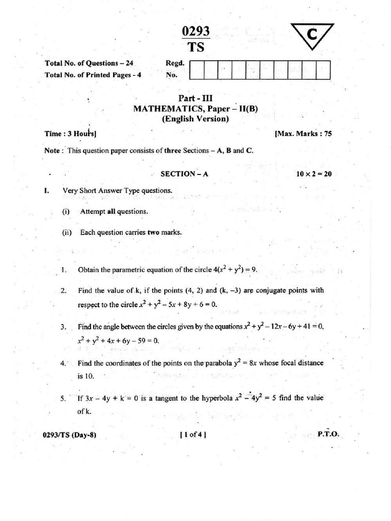 Mathematics EM 2B - Compressed | PDF