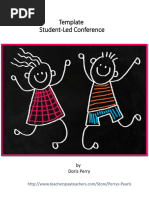 Student-Led Conference Template | PDF
