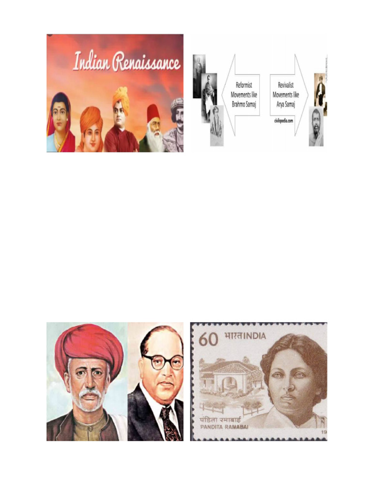 Indian Renaissance Images Grid | PDF